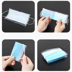 Other | 4pcs Foldable Plastic Storage For Mask | Poshmark
